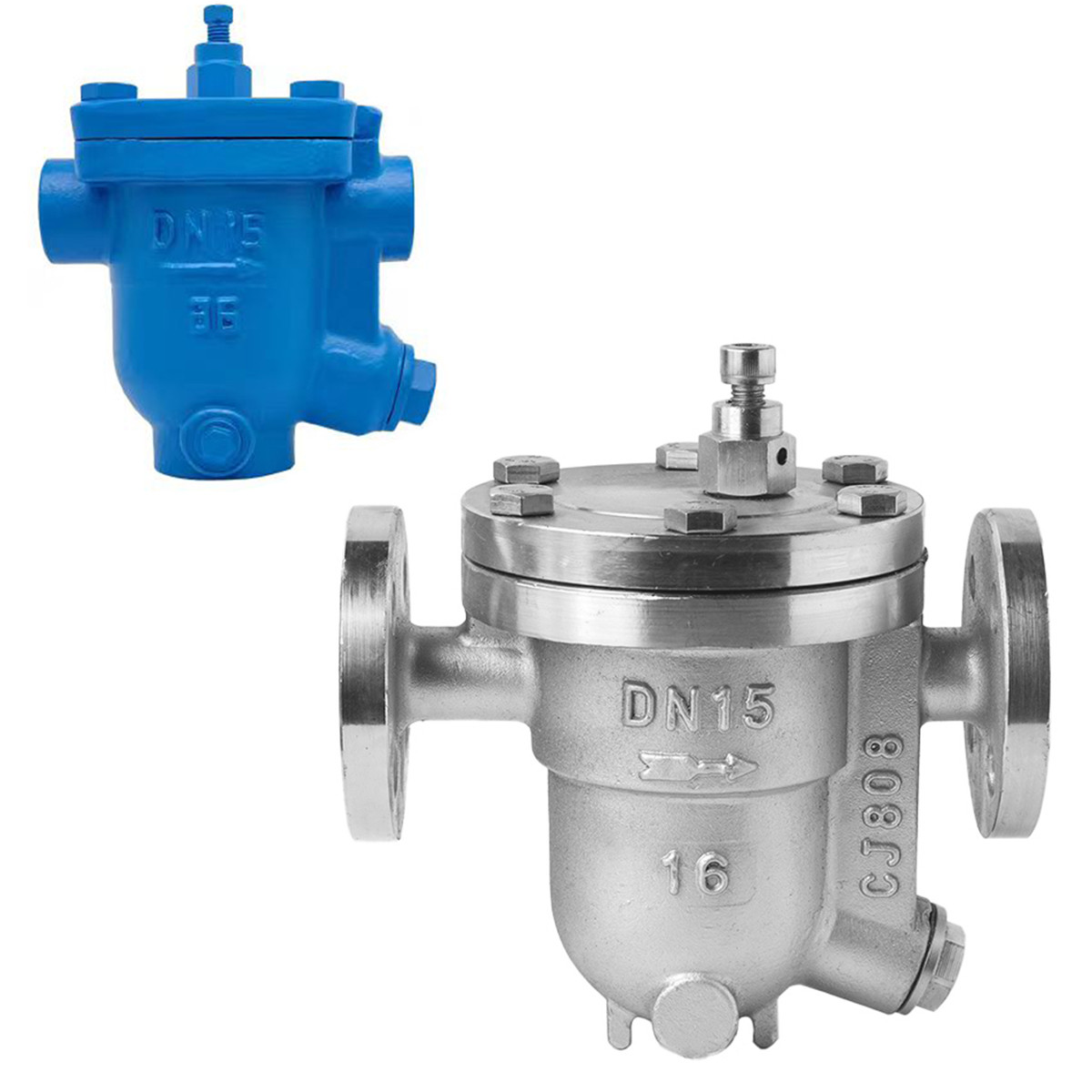 Free Float Flange Steam Trap Valve CS41H 16bar Cast Steel Automated ...